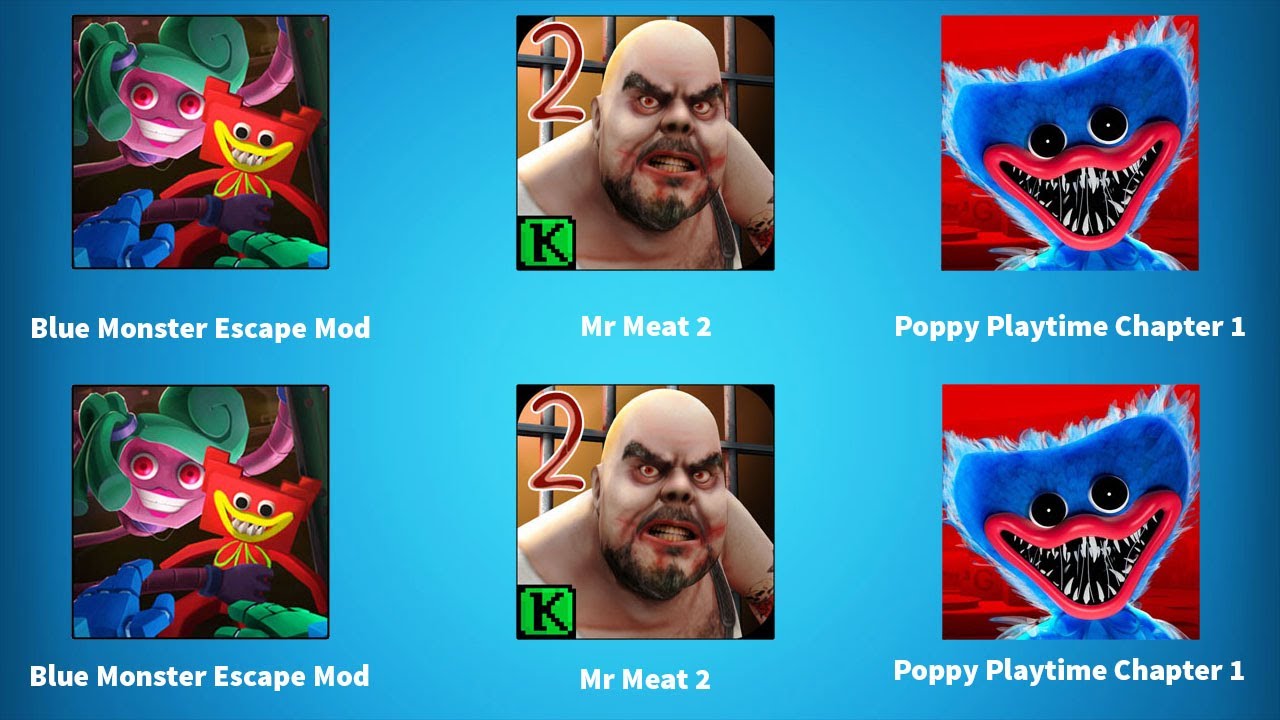 Blue Monster Escape Chapter 1,Poppy Playtime Chapter 1,Mr Meat 2 - YouTube