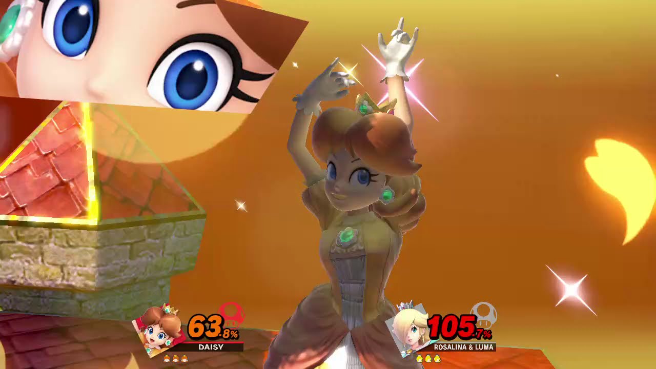 Super Smash Bros. Ultimate (Princess Daisy Vs. Rosalina & Luma) #2 ...