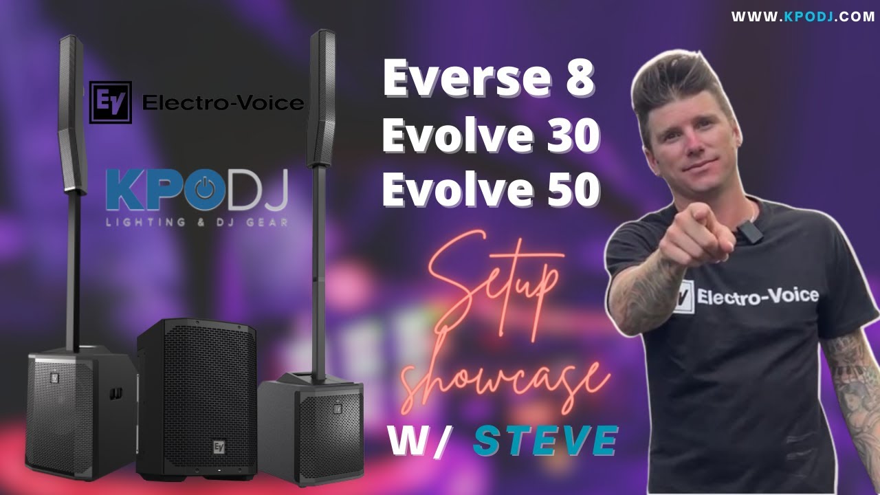EV Everse 8, Evolve 30M & Evolve 50: Used Together for Weddings - YouTube