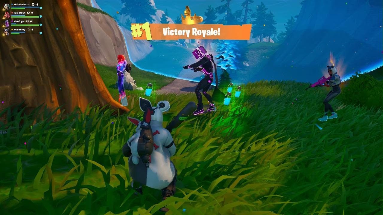 Fatal Fields Zero Build Squad's Fill Win - YouTube
