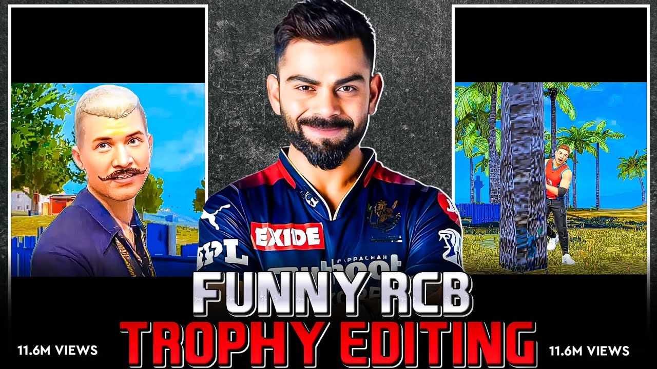 FUNNY RCB ( VIRAT KOHLI ) VIDEO EDITING TUTORIAL 😂 || VIRAL RCB FUNNY ...