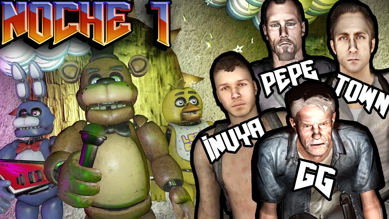 LLEGAREMOS a las 6AM en FREE ROAM? | FNaF 1 DOOM MOD con iTown, Inuya y ...