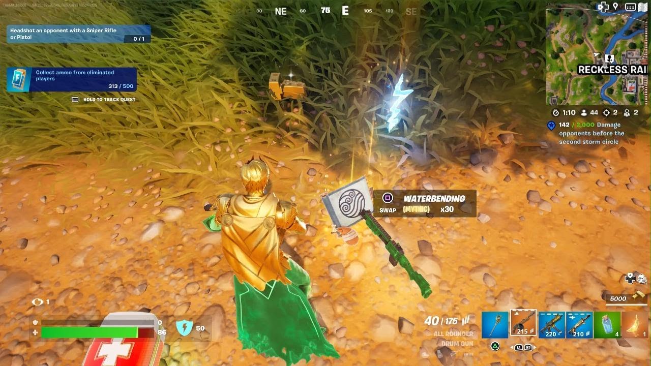 I Found The Waterbending Mythic In My FIRST MATCH! - Fortnite C5S2 ...