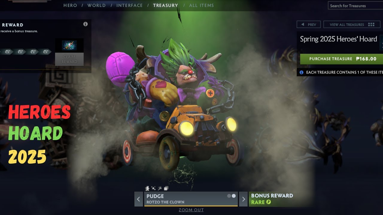 2025 Spring Heroes Hoard Treasure (NEW ITEMS & IMMORTAL) | DOTA 2 - YouTube