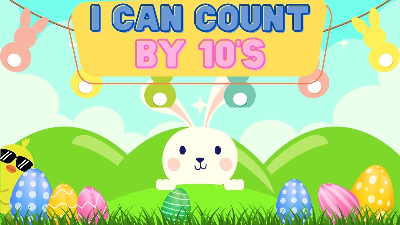 I can count by tens (Easter Edition) | Brain Break | Learn how to count ...