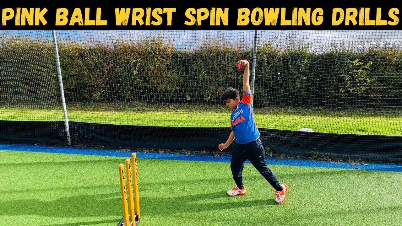 SPIN BOWLING DRILLS IN THE CRICKET NETS BOWLING LEFT ARM WRIST SPIN ...