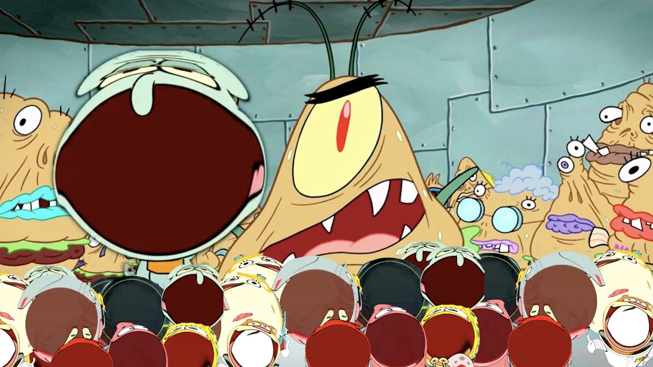 pop spongebob characters | all spongebob characters pop together - YouTube