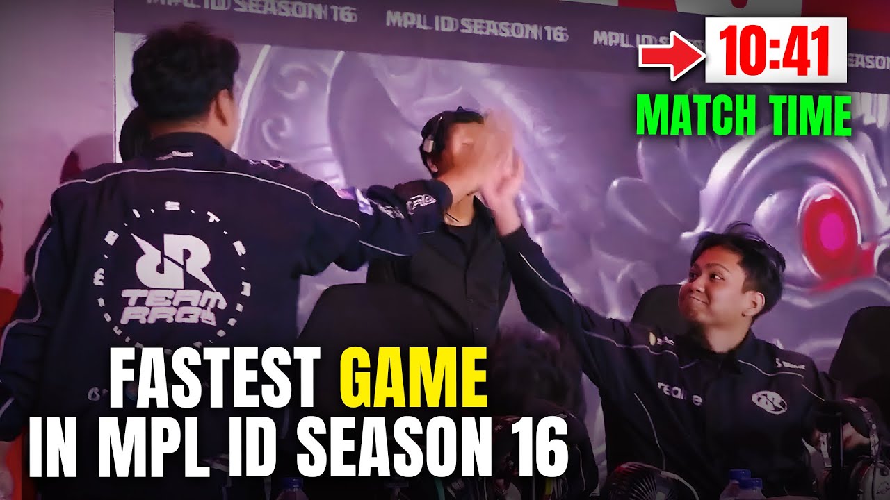 RRQ SETS FASTEST GAME RECORD IN MPL ID S16 😱🔥 | ALTER EGO VS RRQ ...