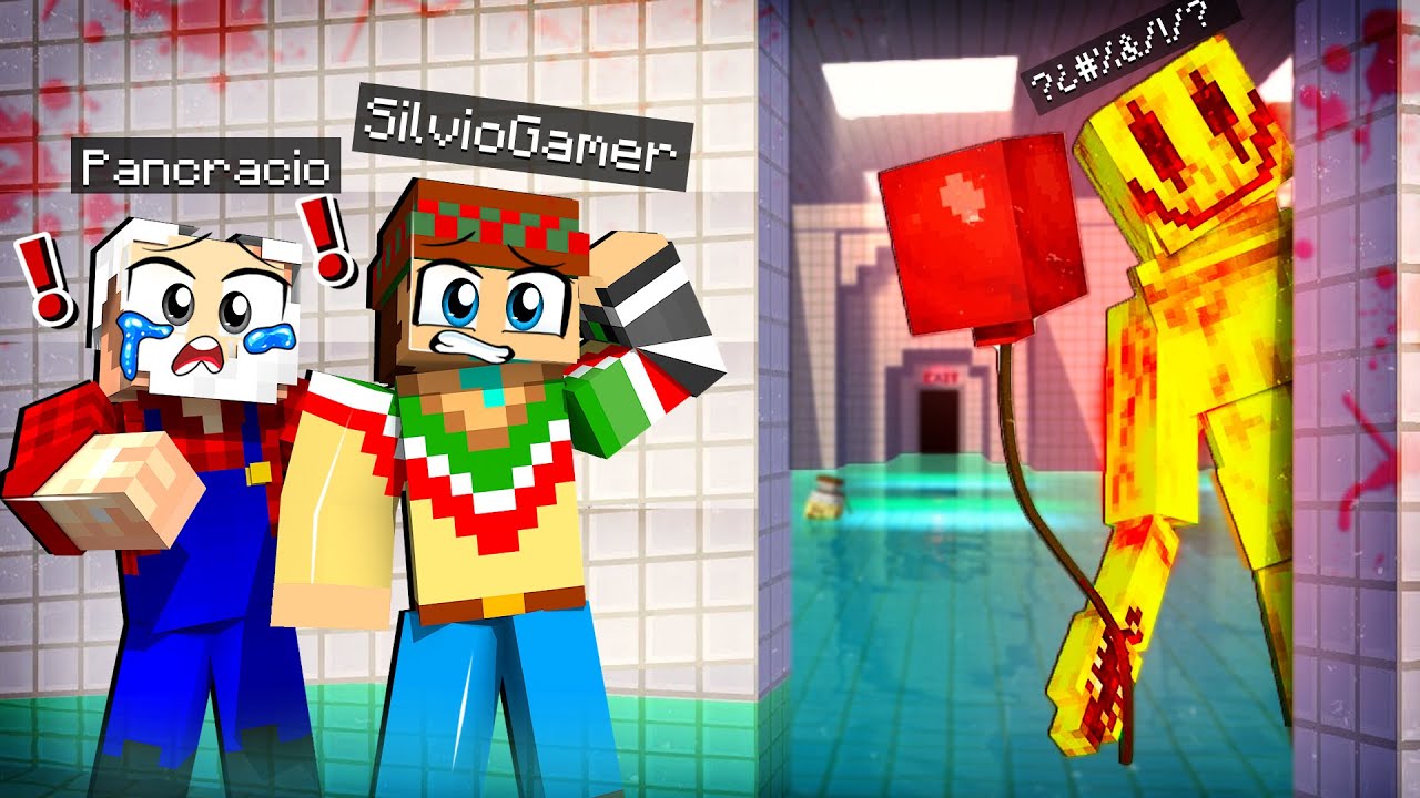 ¡Minecraft PERO... en LOS BACKROOMS! 😨💀💥 SILVIOGAMER MINECRAFT TERROR ...