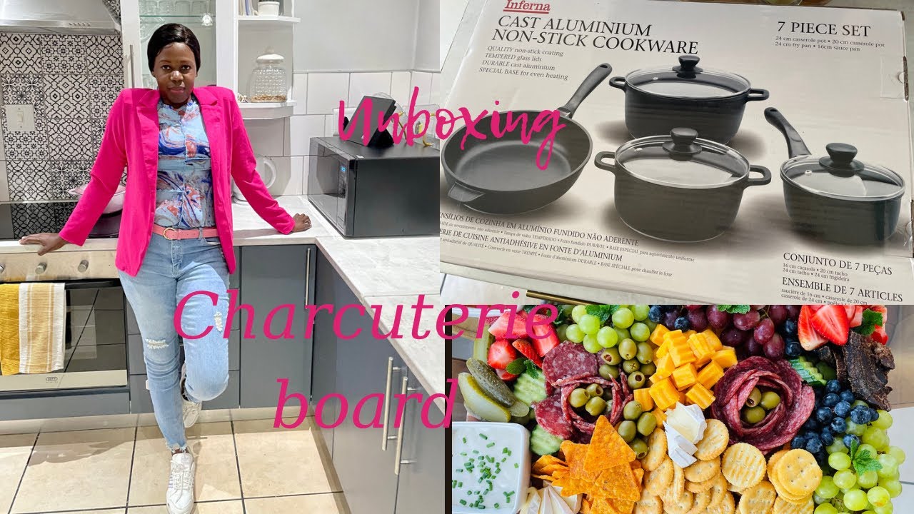 CHARCUTERIE BOARD || UNBOXING || INFERNA CAST ALUMINIUM POTS ...