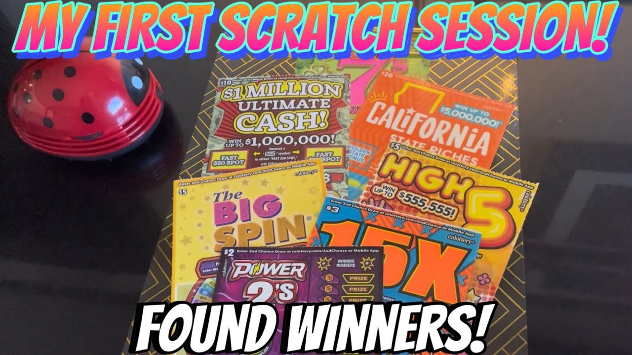 MY FIRST SCRATCH SESSION VIDEO! FOUND WINNERS! 🏆 CA LOTTERY SCRATCHERS ...
