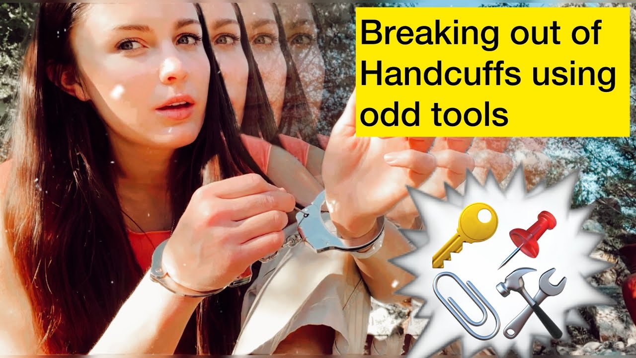 Escaping Handcuffs using odd tools - YouTube