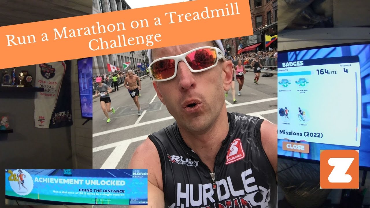 Run a Marathon on a Treadmill Challenge - YouTube
