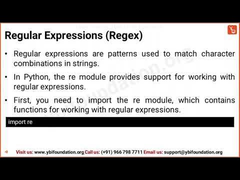 Introduction to Regex for Text Analytics and NLP - YouTube