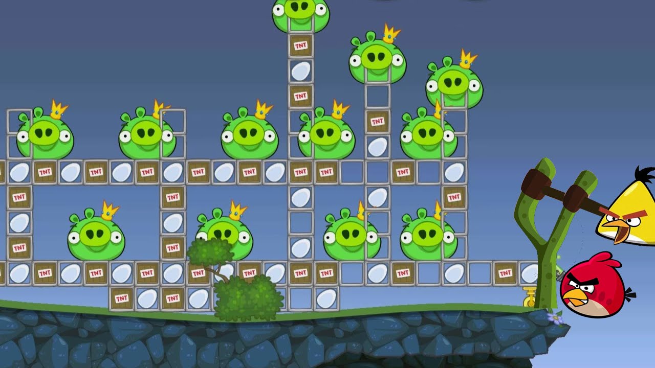 Bad Piggies - EXPLODE ALL KING PIG BY TROLLING ANGRY BIRDS! - YouTube
