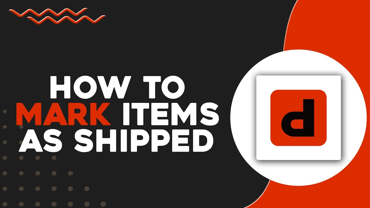 How to Mark Items as Shipped on Depop (Quick Tutorial) - YouTube