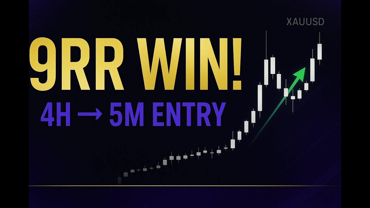 How I Turned a 4H FVG Into a 9RR Win on Gold | Smart Money Trading ...