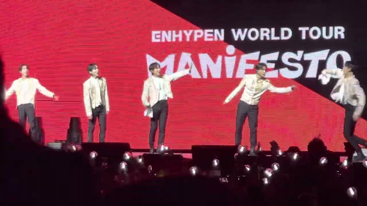 ENHYPEN Manifesto Tour in Anaheim - Talking Ment 2 - YouTube