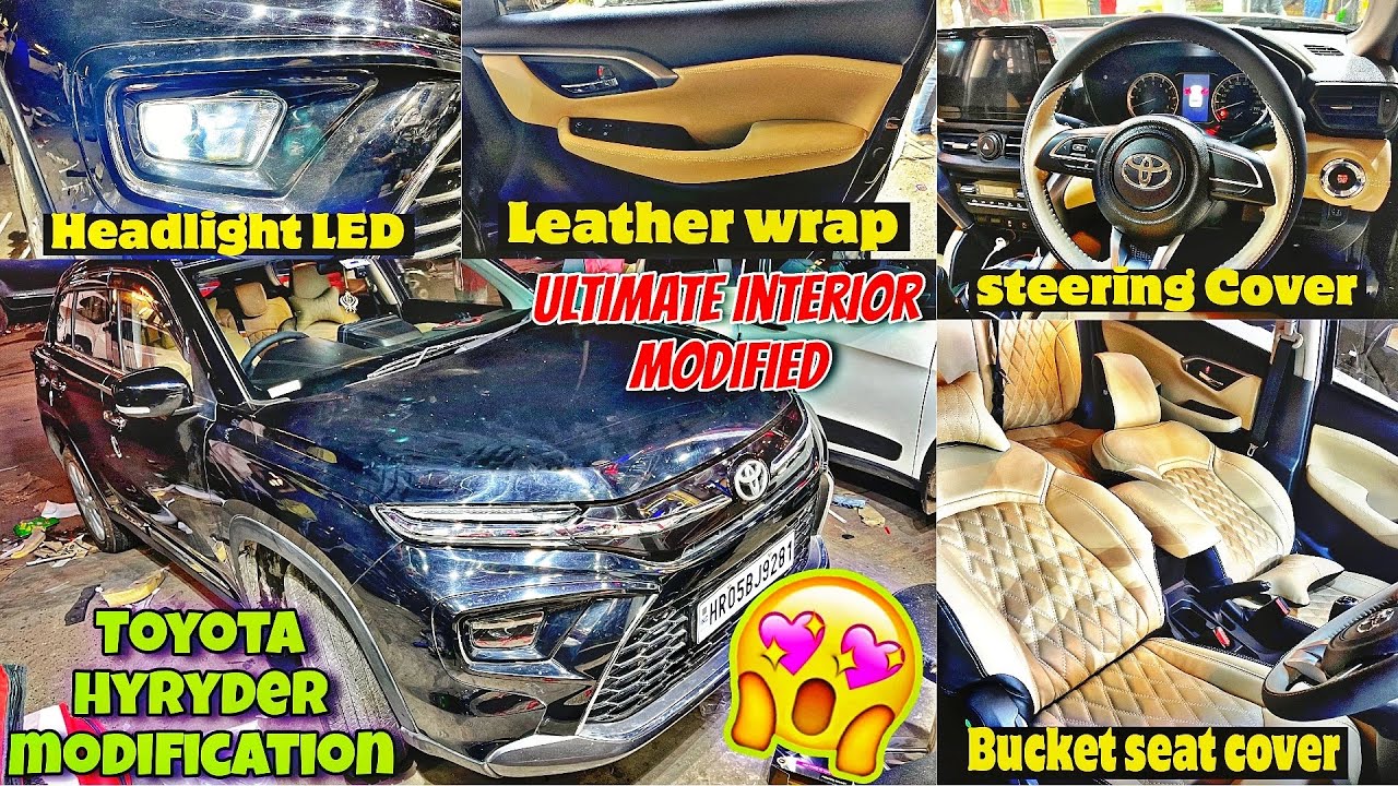 Toyota Hyryder Modification Ultimate interior Modified in Toyota ...