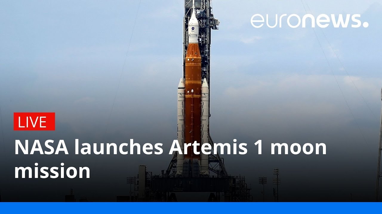 NASA launches Artemis 1 moon mission - YouTube