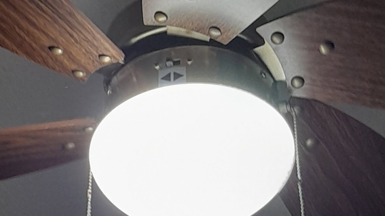 Designers ceiling fan with large pull chain (video 2021) - YouTube