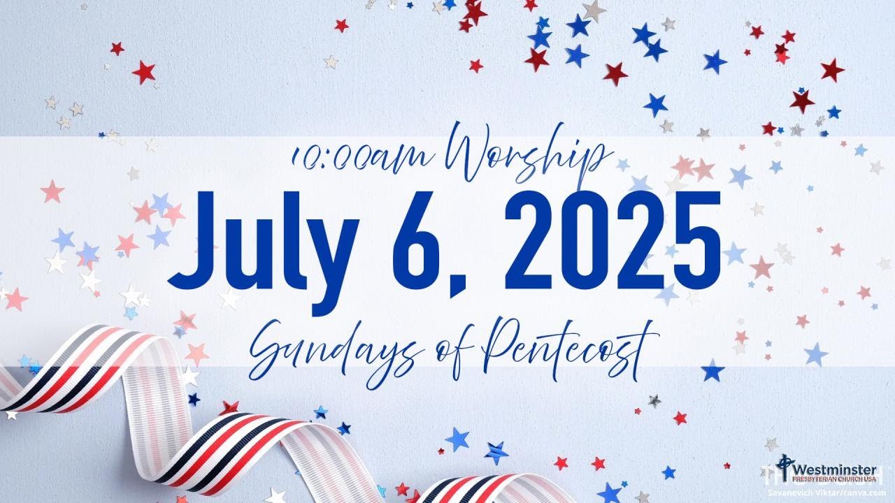 "Let Freedom Ring" with Rev. Sherrolyn Weed July 6, 2025 - YouTube
