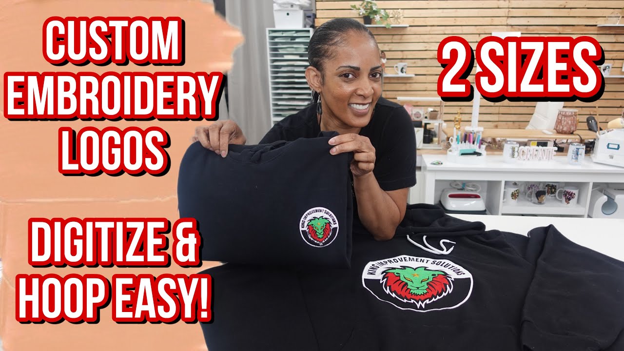 How To Embroider Logos using The MIghty Hooping Stations & Magnetic ...