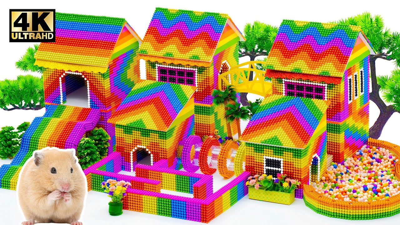 Build Maze Park Playground Have Ball Pit For Turtle, Hamster From ...