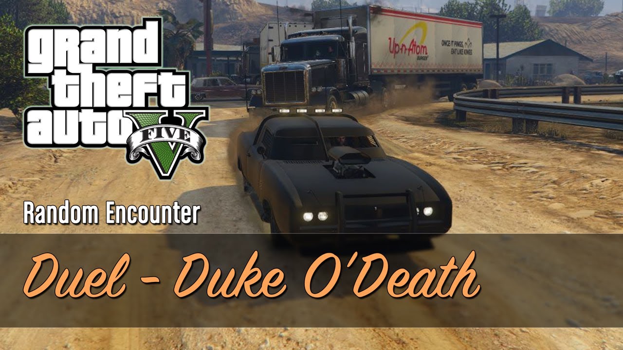 GTA 5 Random Event: Duel - Duke O'Death - YouTube
