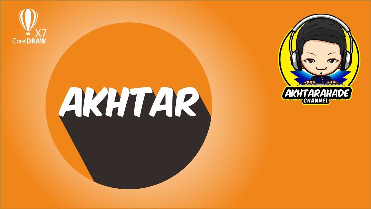Cara membuat bayangan pada logo dengan corel draw - YouTube
