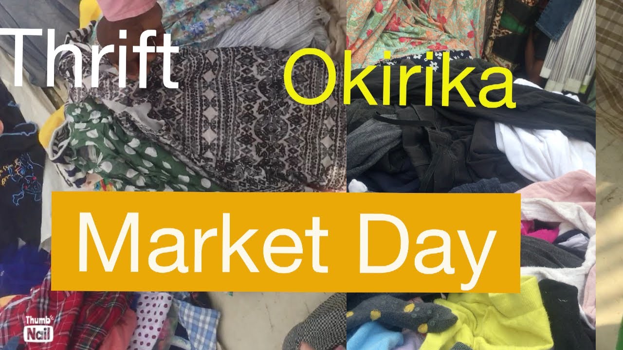 Okrika Market day||thrift with me@ new Benin market - YouTube