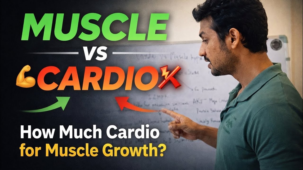 Cardio Kitna Karein Jab Goal Muscle Growth Ho? - YouTube