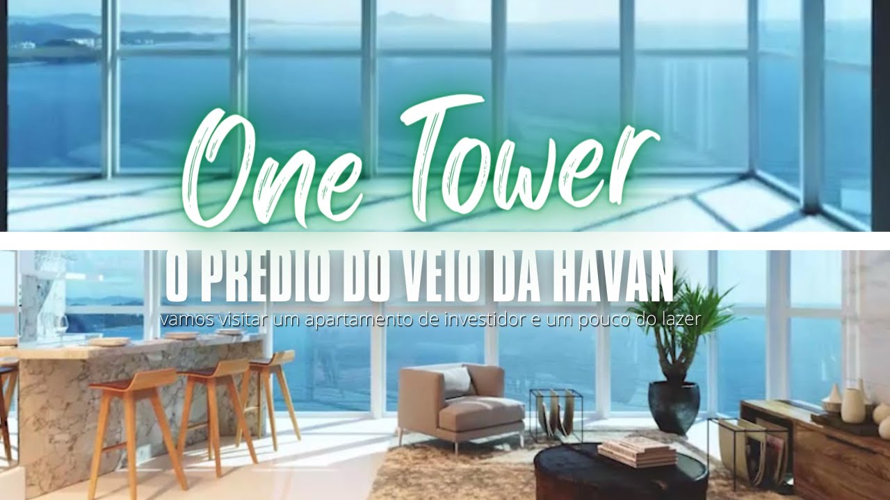 One Tower, apartamento em obras no 43º andar, e um pouco do lazer no prédio do Véio da Havan ...