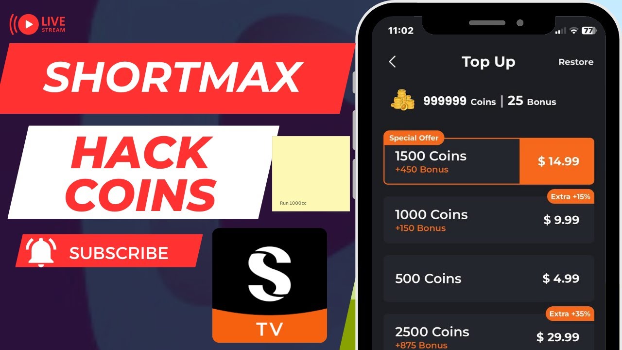 ShortMax Hack - Free Coins Hack in ShortMax For iOS & Android 2025 ...