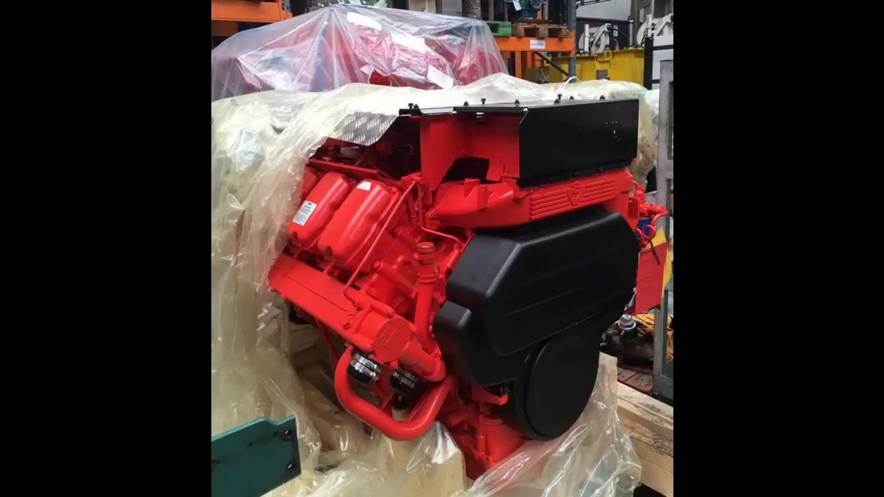 For Sale 550 to 1150 SCANIA DI16 NEW MARINE ENGINES - YouTube