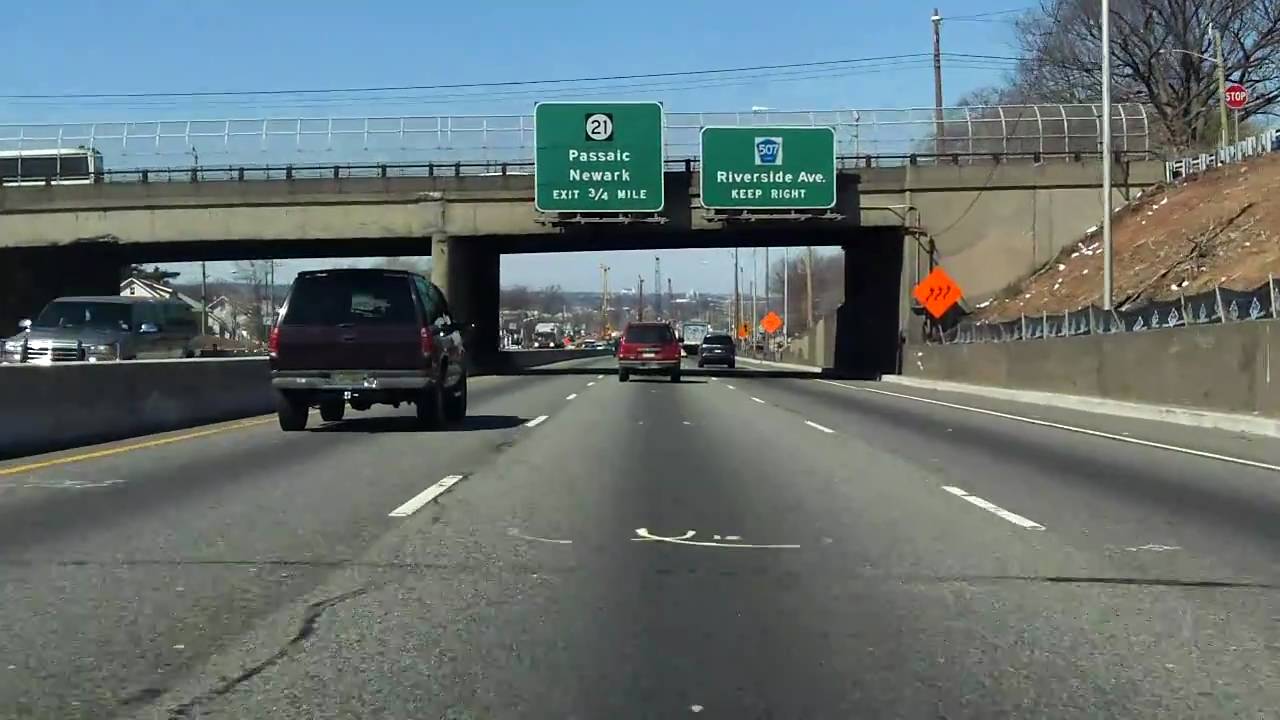 NJ 3 (NJ 495 to NJ 21) westbound - YouTube