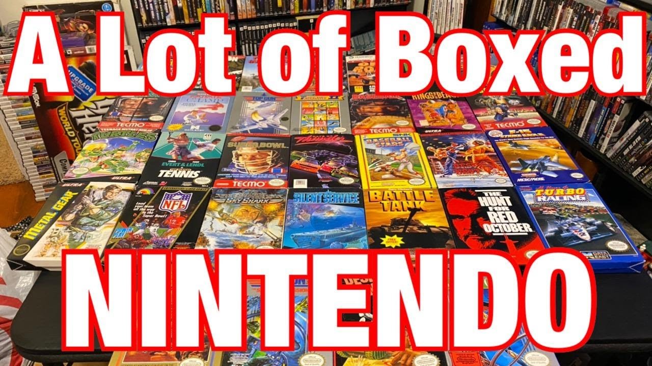 Live Video Game Hunting - A Lot of Boxed NES - YouTube