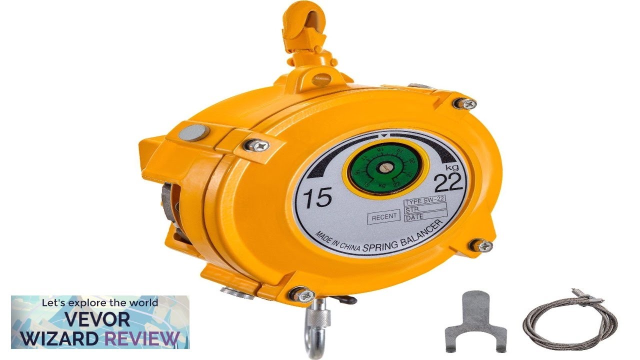 VEVOR Spring Balancer 33-49lbs(15-22kg) Retractable Tool Holder 1.5m ...