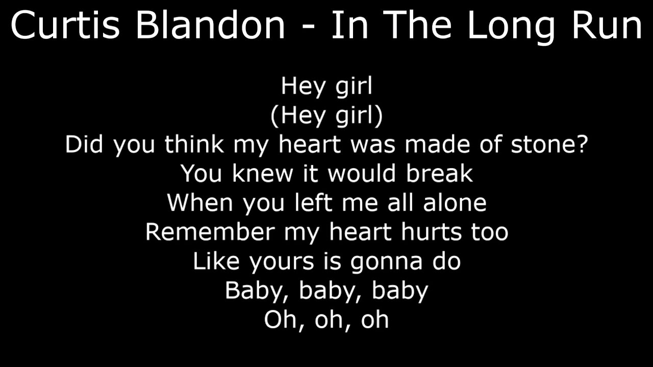 Northern Soul - Curtis Blandon - In The Long Run - With Lyrics - YouTube