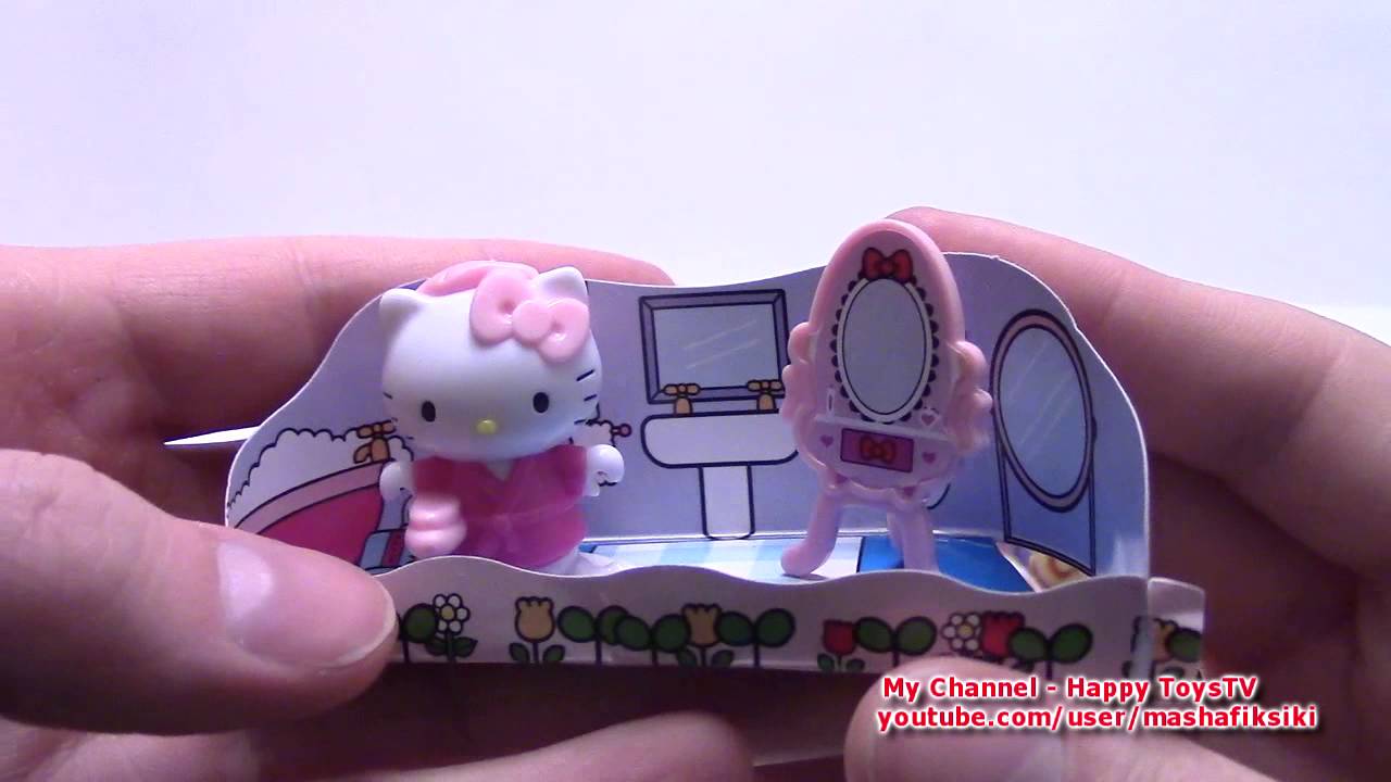 Hello Kitty Masha i medved english 2015 MLP Kinder surprise eggs - YouTube