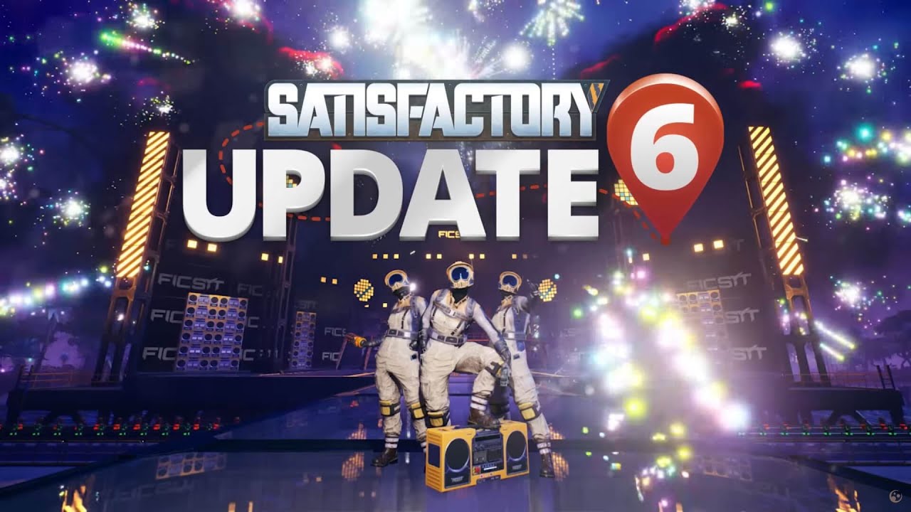 (Satisfactory) #7 tour pela minha base / conferindo a nova atualização ...