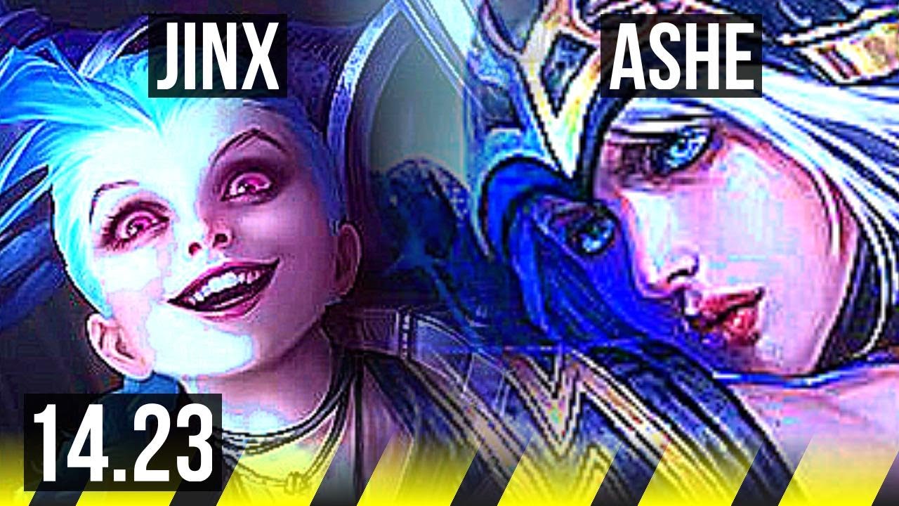 JINX & Thresh vs ASHE & Braum (ADC) | KR Master | 14.23 - YouTube