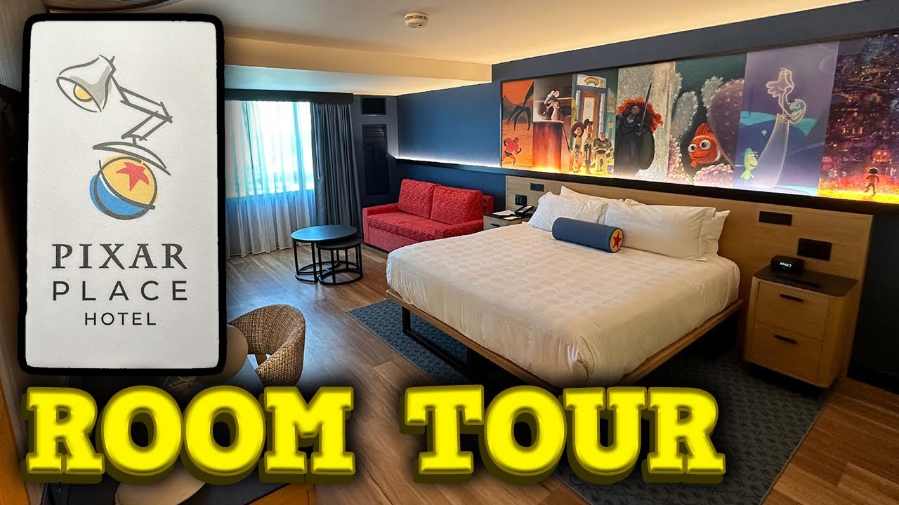 Pixar Place Hotel Standard Room Tour - NEW Disneyland Resort 2024 - YouTube