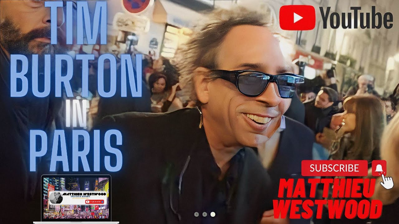 Tim Burton In Paris #timburton #dumbo #wednesday #sweeneytodd #batman # ...