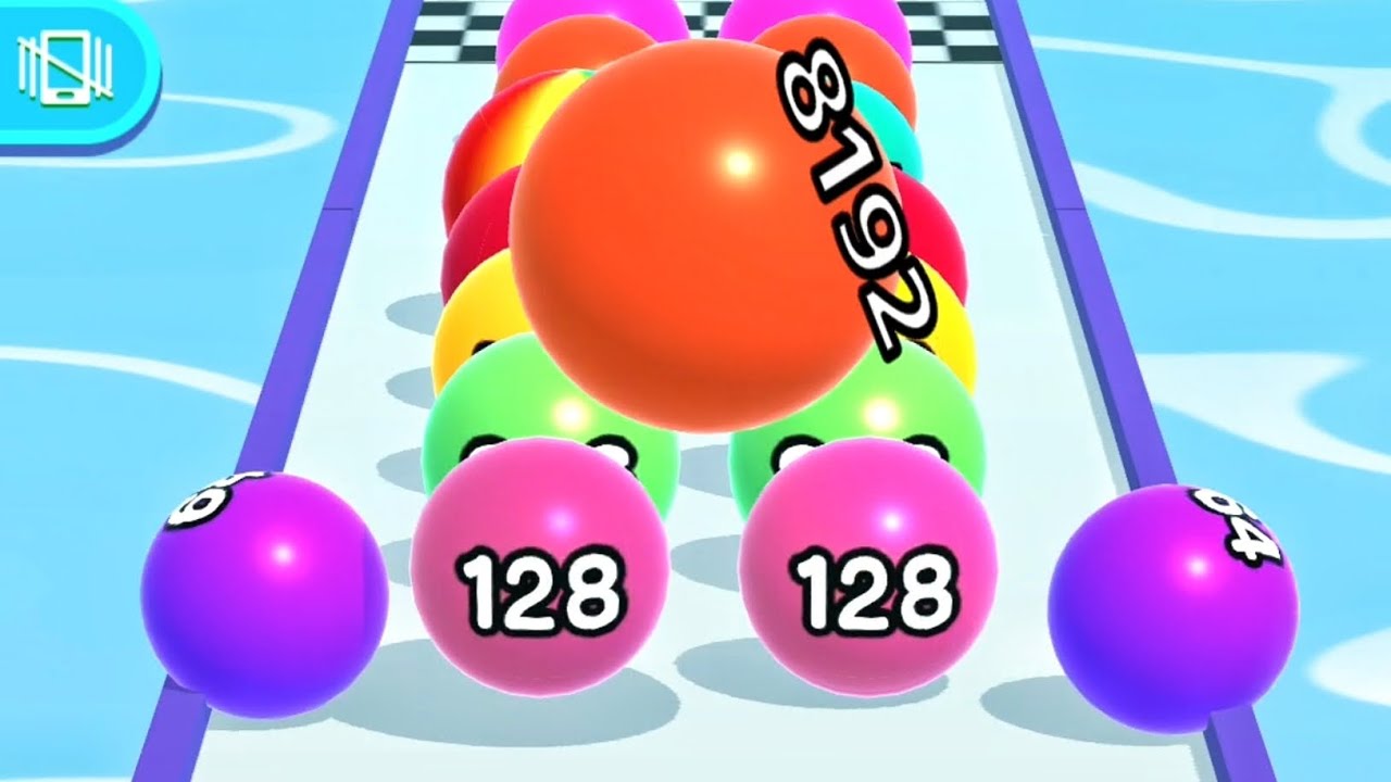 2048 Colours Ball Run 💸🎱 ️ MAX LEVEL!! All Levels Gameplay Walkthrough ...