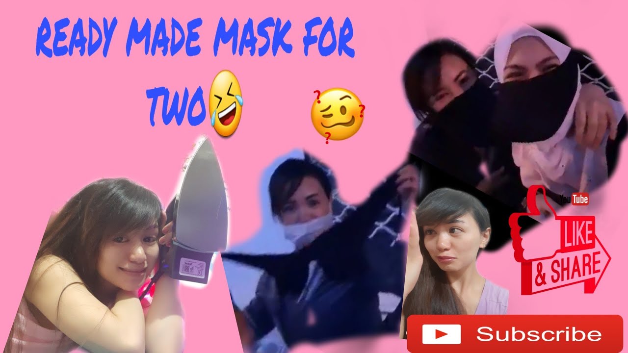 Ready made Face mask for two😂 - YouTube