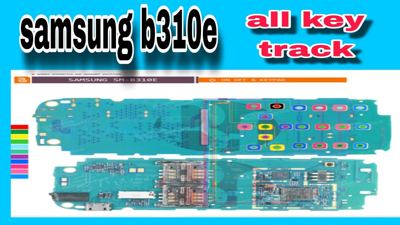 samsung b310e all key problem solution// all Kay track @techmobile007 ...