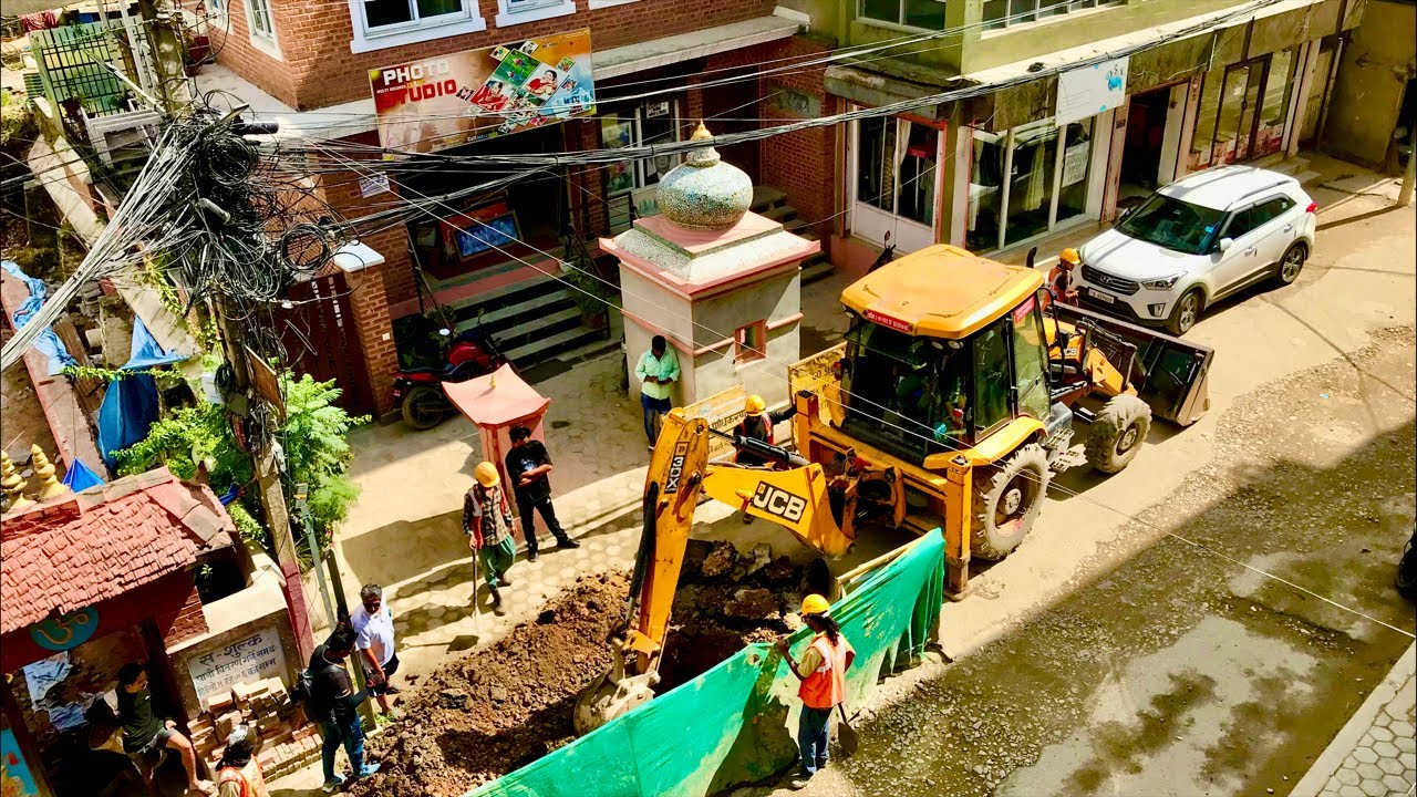 Contraction work Nepal - YouTube