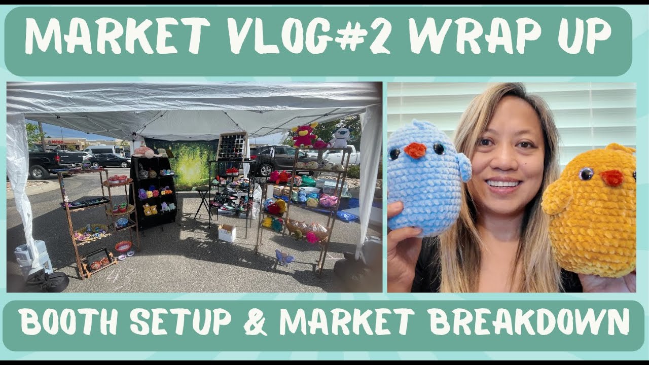 12 Hours at an Outdoor Market Vlog! How much $$$ I made, Best/worst ...