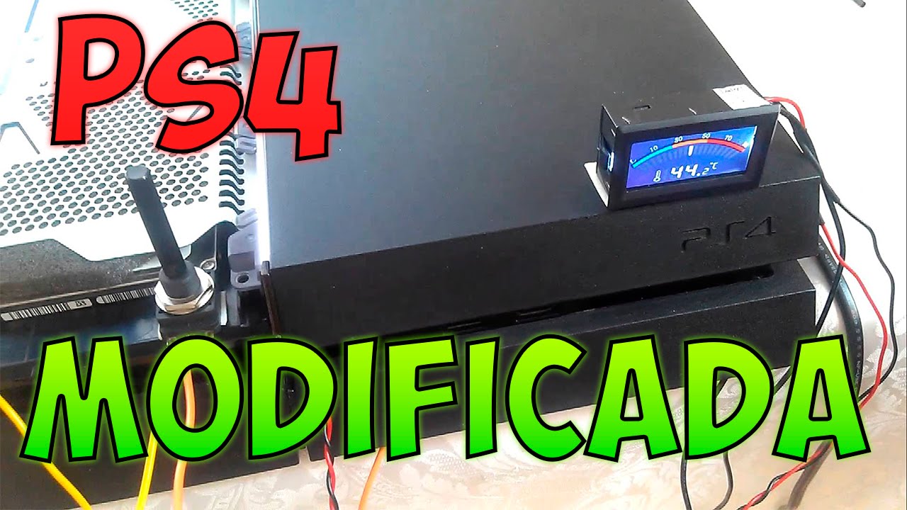 | IMPRESIONANTE! MODDER MODIFICA SU PS4 | - YouTube